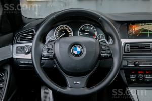 Black BMW 530 2013 in Tukums, with an engine capacity of 3.00 L and mileage of 320 thousand km for 10990 €, photo 18 on AUTOMOTO.COM.LV