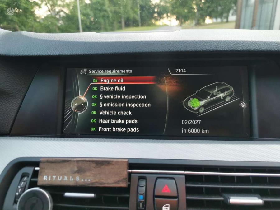 Melns BMW 530 2013 Trakai, ar dzinēja tilpumu 2.99 L un nobraukumu 375 tūkst. km par 10000 €, foto 38 vietnē AUTOMOTO.COM.LV