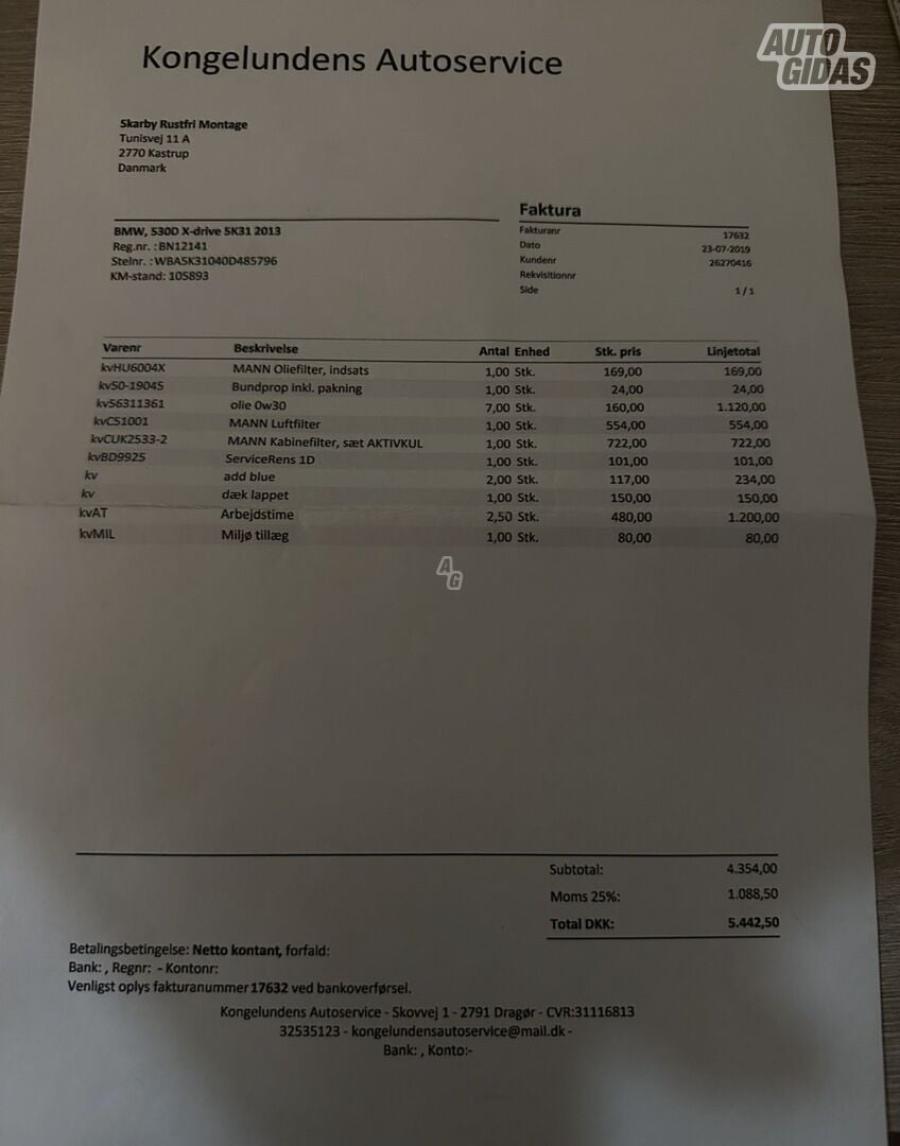 Черный БМВ 530 2013 в Таураге, объемом двигателя 3.00 л и пробегом 288 тыс. км за 11750 €, фото 36 на AUTOMOTO.COM.LV