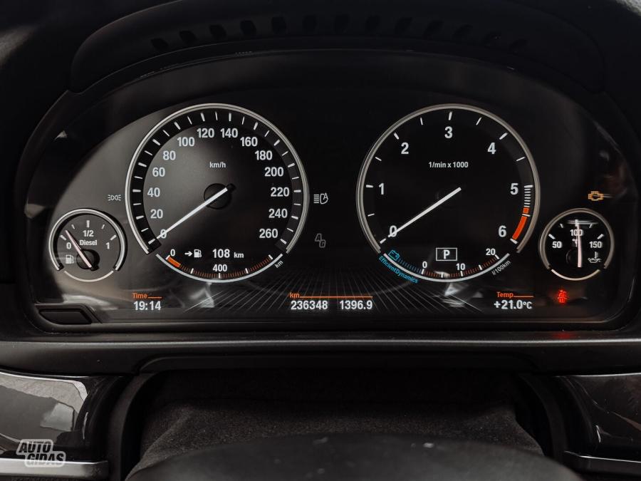 Melns BMW 530 2013 Viļņa, ar dzinēja tilpumu 3.00 L un nobraukumu 237 tūkst. km par 11700 €, foto 29 vietnē AUTOMOTO.COM.LV