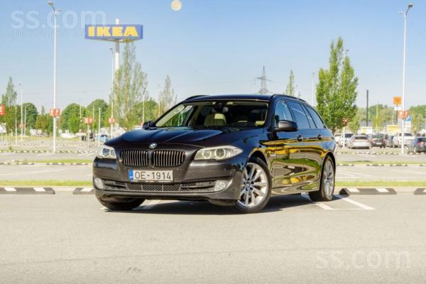 Melns BMW 530 2013 Rīga, ar dzinēja tilpumu 3.00 L un nobraukumu 307 tūkst. km par 9290 €, foto 1 vietnē AUTOMOTO.COM.LV