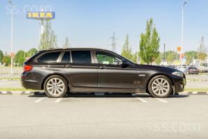 Black BMW 530 2013 in Riga, with an engine capacity of 3.00 L and mileage of 307 thousand km for 9290 €, photo 10 on AUTOMOTO.COM.LV