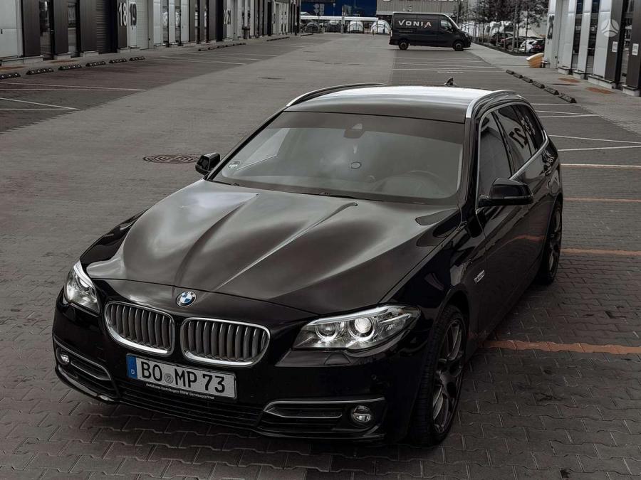 Black BMW 530 2013 in Vilnius, with an engine capacity of 2.99 L and mileage of 236 thousand km for 12500 €, photo 17 on AUTOMOTO.COM.LV