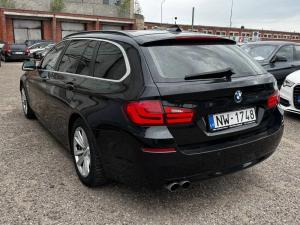 Black BMW 530 2013 in Daugavpils, with an engine capacity of 3.00 L and mileage of 268 thousand km for 6490 €, photo 5 on AUTOMOTO.COM.LV
