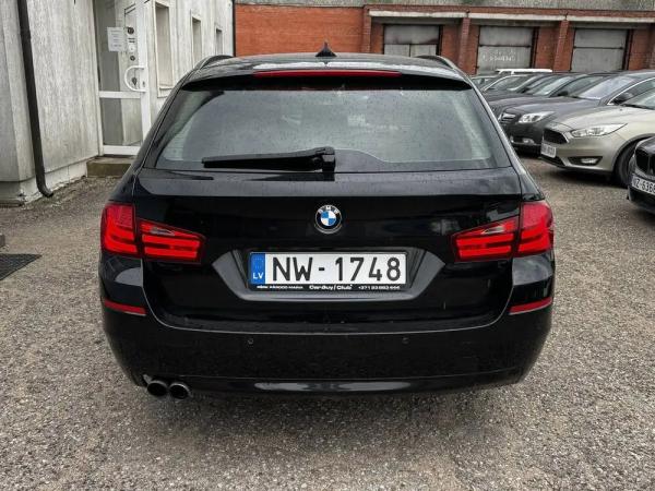 Black BMW 530 2013 in Daugavpils, with an engine capacity of 3.00 L and mileage of 268 thousand km for 6490 €, photo 5 on AUTOMOTO.COM.LV