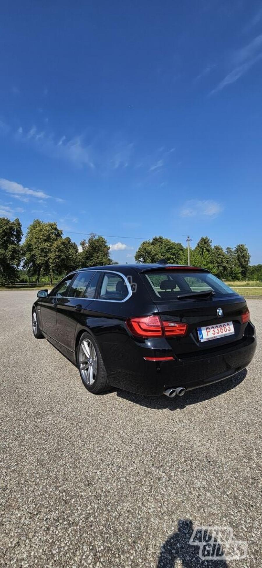 Black BMW 530 2013 in Vilnius, with an engine capacity of 3.00 L and mileage of 261 thousand km for 9290 €, photo 19 on AUTOMOTO.COM.LV