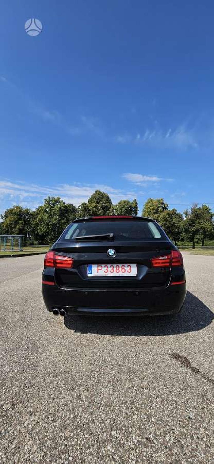 Black BMW 530 2013 in Vilnius, with an engine capacity of 2.99 L and mileage of 261 thousand km for 9090 €, photo 18 on AUTOMOTO.COM.LV