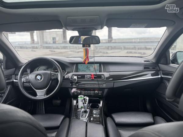 Black BMW 530 2013 in Vilnius, with an engine capacity of 3.00 L and mileage of 360 thousand km for 12000 €, photo 11 on AUTOMOTO.COM.LV