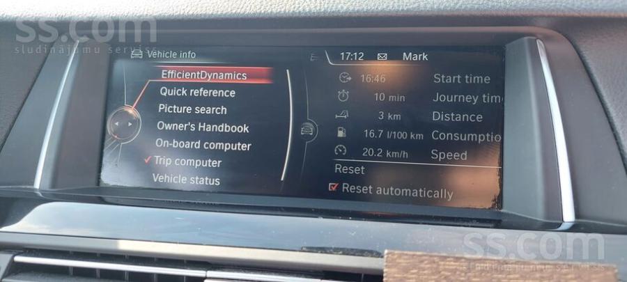 Черный БМВ 530 2014 в Лиепая, объемом двигателя 3.00 л и пробегом 283 тыс. км за 16500 €, фото 27 на AUTOMOTO.COM.LV