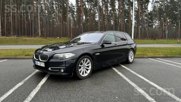 Black BMW 530 2014 in Riga, with an engine capacity of 3.00 L and mileage of 257 thousand km for 12500 €, photo 1 on AUTOMOTO.COM.LV