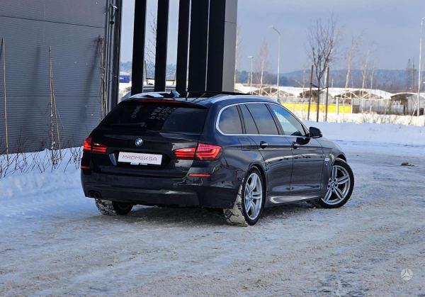 Black BMW 530 2014 in Vilnius, with an engine capacity of 2.99 L and mileage of 243 thousand km for 11450 €, photo 5 on AUTOMOTO.COM.LV
