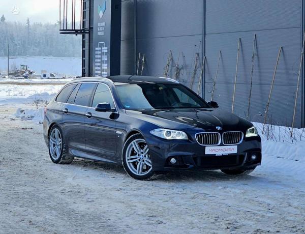 Black BMW 530 2014 in Vilnius, with an engine capacity of 2.99 L and mileage of 243 thousand km for 11450 €, photo 7 on AUTOMOTO.COM.LV