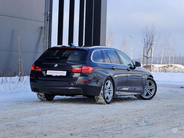 Black BMW 530 2014 in Vilnius, with an engine capacity of 2.99 L and mileage of 243 thousand km for 11450 €, photo 9 on AUTOMOTO.COM.LV