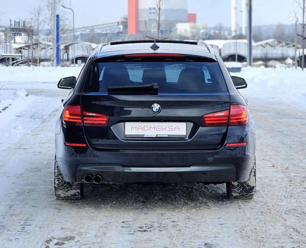 Black BMW 530 2014 in Vilnius, with an engine capacity of 2.99 L and mileage of 243 thousand km for 11450 €, photo 10 on AUTOMOTO.COM.LV
