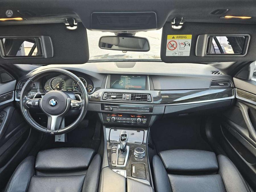 Melns BMW 530 2014 Viļņa, ar dzinēja tilpumu 2.99 L un nobraukumu 243 tūkst. km par 11450 €, foto 19 vietnē AUTOMOTO.COM.LV