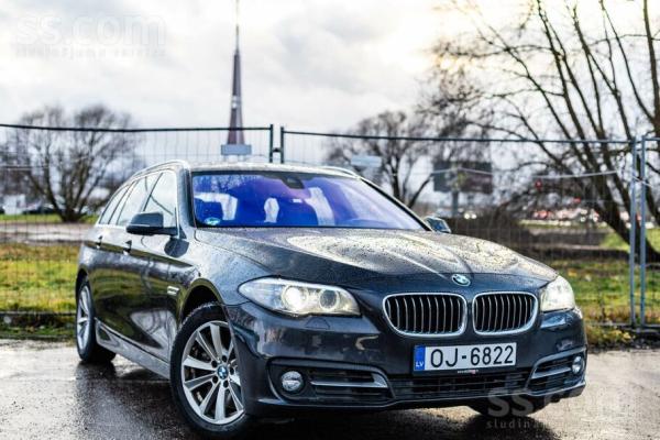 Black BMW 530 2014 in Riga, with an engine capacity of 3.00 L and mileage of 269 thousand km for 14990 €, photo 2 on AUTOMOTO.COM.LV