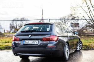 Black BMW 530 2014 in Riga, with an engine capacity of 3.00 L and mileage of 269 thousand km for 14990 €, photo 7 on AUTOMOTO.COM.LV