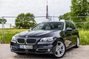 Black BMW 530 2014 in Riga, with an engine capacity of 3.00 L and mileage of 236 thousand km for 12990 €, photo  on AUTOMOTO.COM.LV
