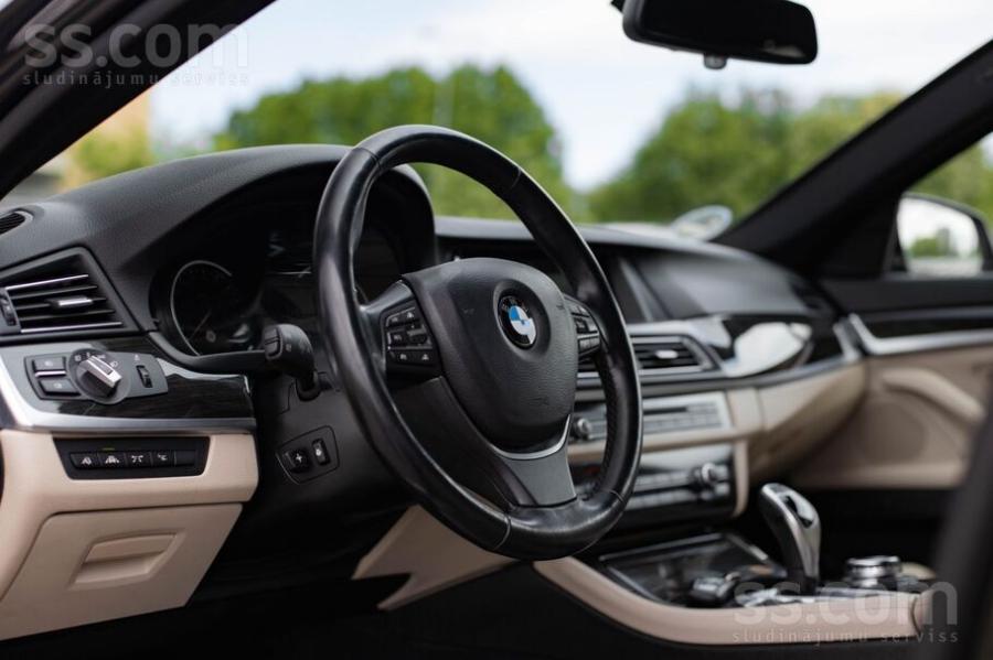 Melns BMW 530 2014 Rīga, ar dzinēja tilpumu 3.00 L un nobraukumu 236 tūkst. km par 12990 €, foto 15 vietnē AUTOMOTO.COM.LV