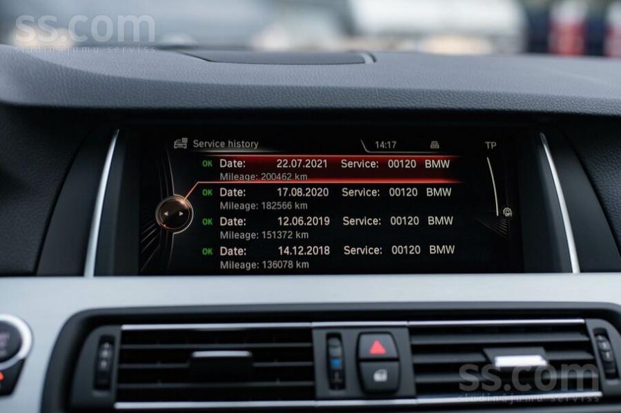Melns BMW 530 2014 Rīga, ar dzinēja tilpumu 3.00 L un nobraukumu 269 tūkst. km par 14990 €, foto 24 vietnē AUTOMOTO.COM.LV