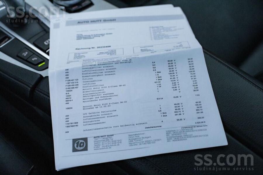 Melns BMW 530 2014 Rīga, ar dzinēja tilpumu 3.00 L un nobraukumu 269 tūkst. km par 14990 €, foto 31 vietnē AUTOMOTO.COM.LV