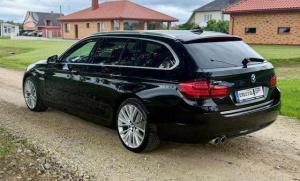 Black BMW 530 2014 in Siauliai, with an engine capacity of 2.99 L and mileage of 284 thousand km for 10999 €, photo 21 on AUTOMOTO.COM.LV