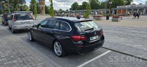 Black BMW 530 2014 in Riga, with an engine capacity of 3.00 L and mileage of 218 thousand km for 17350 €, photo 5 on AUTOMOTO.COM.LV