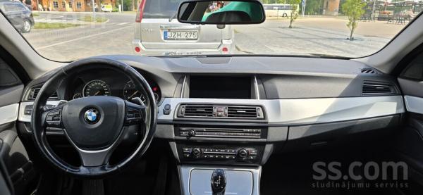 Melns BMW 530 2014 Rīga, ar dzinēja tilpumu 3.00 L un nobraukumu 218 tūkst. km par 17350 €, foto 6 vietnē AUTOMOTO.COM.LV