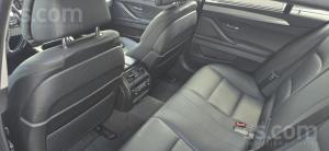 Black BMW 530 2014 in Riga, with an engine capacity of 3.00 L and mileage of 218 thousand km for 17350 €, photo 10 on AUTOMOTO.COM.LV