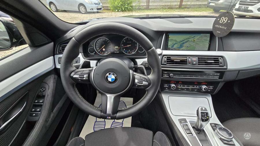 Melns BMW 530 2014 Kauņa, ar dzinēja tilpumu 2.99 L un nobraukumu 290 tūkst. km par 10999 €, foto 15 vietnē AUTOMOTO.COM.LV