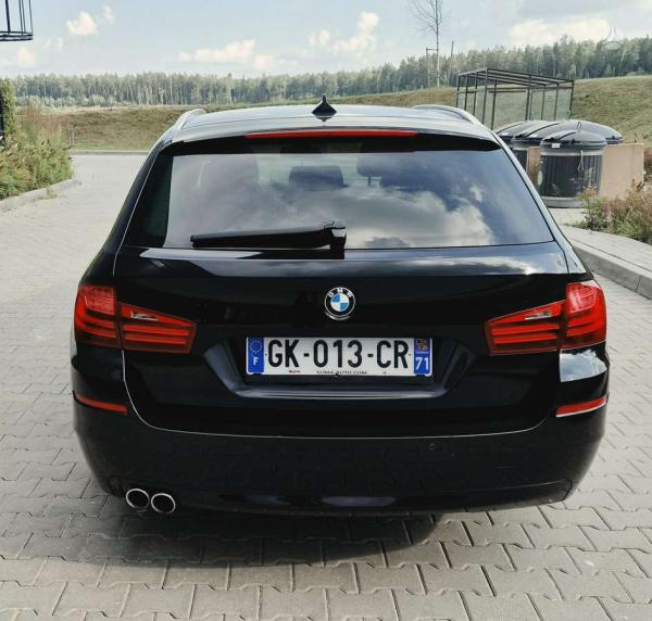 Black BMW 530 2014 in Vilnius, with an engine capacity of 2.99 L and mileage of 292 thousand km for 11100 €, photo 10 on AUTOMOTO.COM.LV