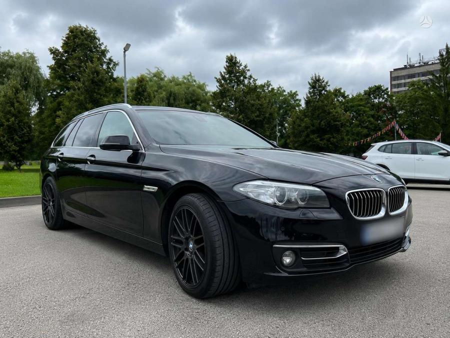 Black BMW 530 2014 in Alytus, with an engine capacity of 2.99 L and mileage of 362 thousand km for 9900 €, photo 3 on AUTOMOTO.COM.LV