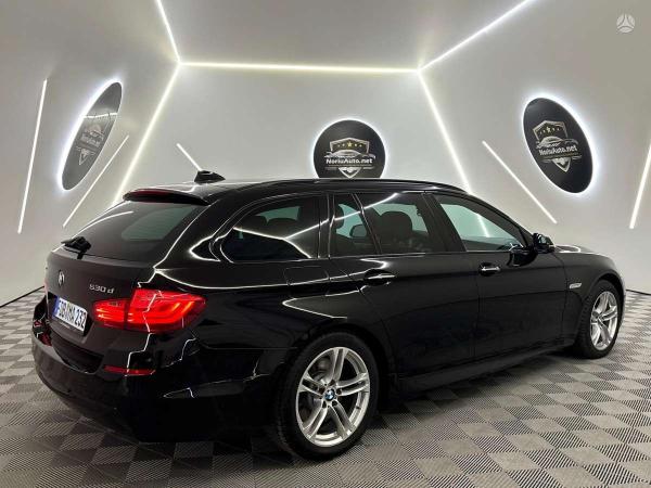 Black BMW 530 2014 in Marijampole, with an engine capacity of 2.99 L and mileage of 291 thousand km for 11999 €, photo 5 on AUTOMOTO.COM.LV