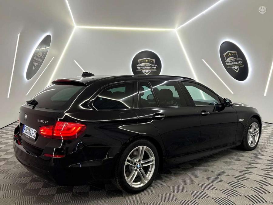 Melns BMW 530 2014 Marijampole, ar dzinēja tilpumu 2.99 L un nobraukumu 291 tūkst. km par 11999 €, foto 6 vietnē AUTOMOTO.COM.LV
