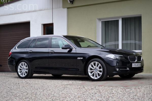 Black BMW 530 2014 in Tukums, with an engine capacity of 3.00 L and mileage of 259 thousand km for 12990 €, photo 7 on AUTOMOTO.COM.LV