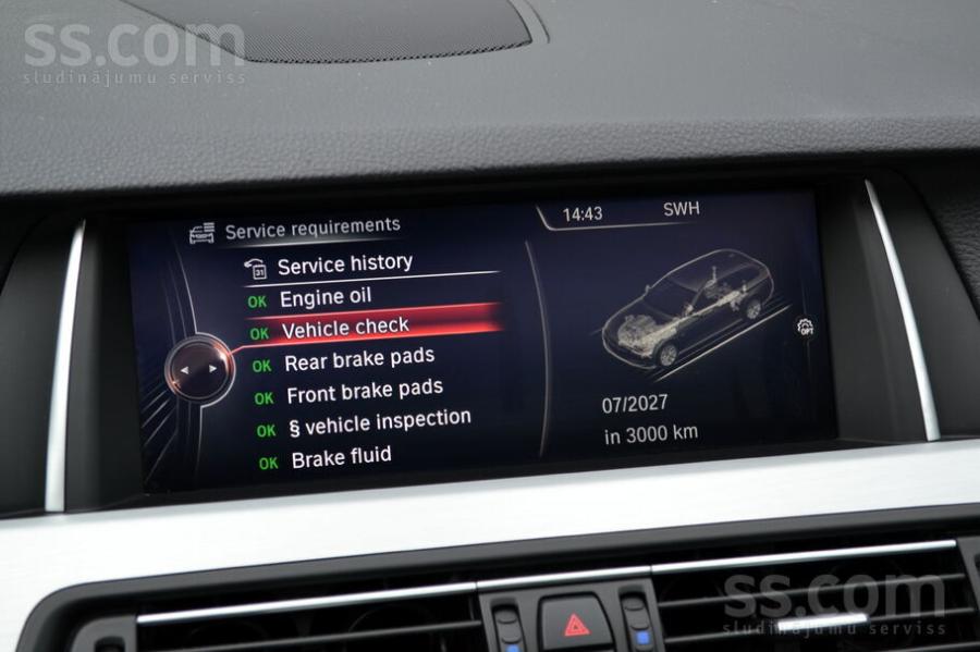 Melns BMW 530 2014 Tukums, ar dzinēja tilpumu 3.00 L un nobraukumu 259 tūkst. km par 12990 €, foto 16 vietnē AUTOMOTO.COM.LV