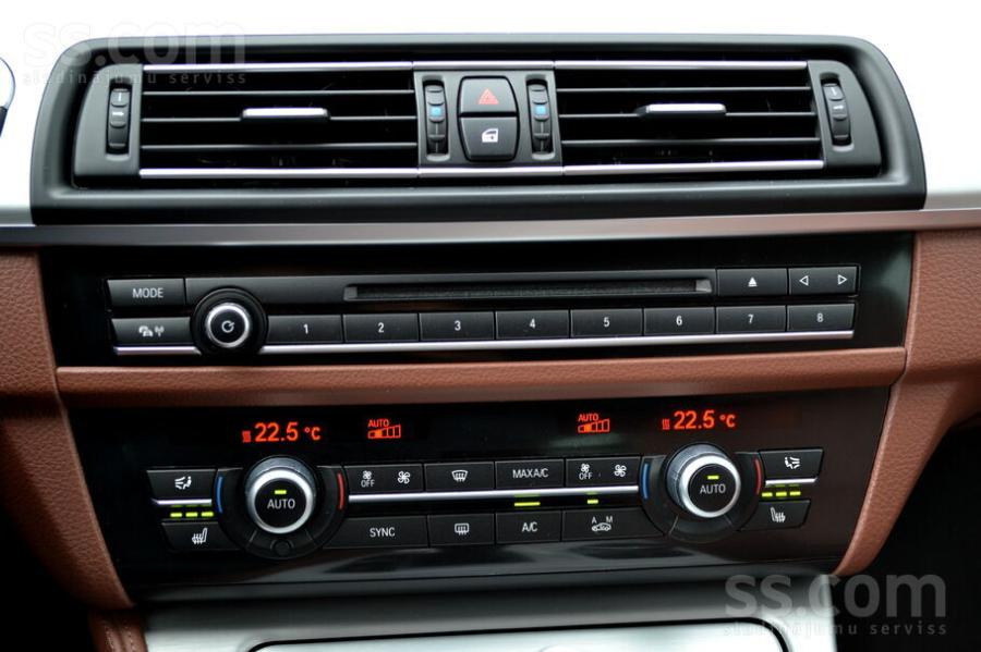Melns BMW 530 2014 Tukums, ar dzinēja tilpumu 3.00 L un nobraukumu 259 tūkst. km par 12990 €, foto 19 vietnē AUTOMOTO.COM.LV