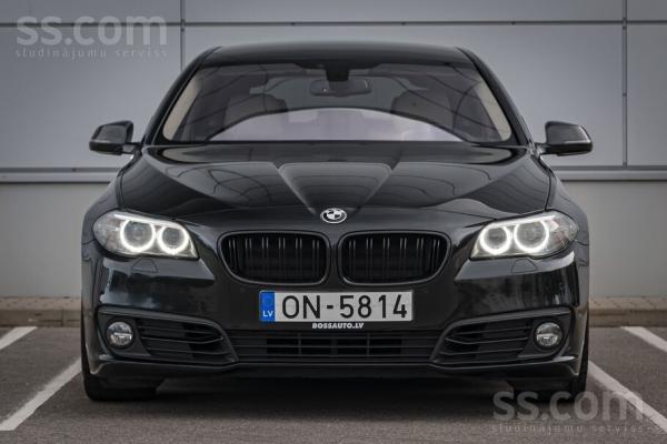 Black BMW 530 2014 in Riga, with an engine capacity of 3.00 L and mileage of 264 thousand km for 8950 €, photo 3 on AUTOMOTO.COM.LV