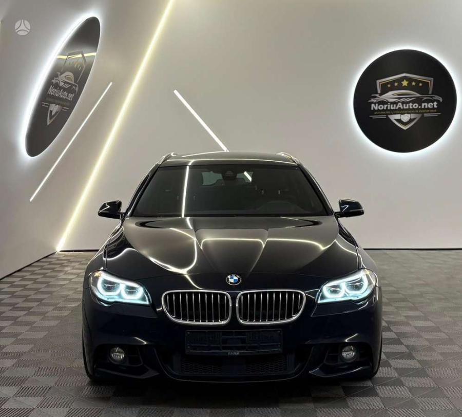 Black BMW 530 2014 in Marijampole, with an engine capacity of 2.99 L and mileage of 241 thousand km for 12650 €, photo 8 on AUTOMOTO.COM.LV