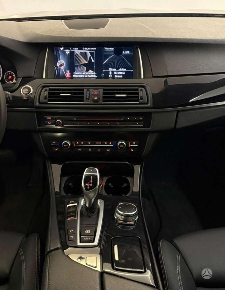 Black BMW 530 2014 in Marijampole, with an engine capacity of 2.99 L and mileage of 241 thousand km for 12650 €, photo 20 on AUTOMOTO.COM.LV