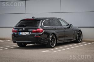 Black BMW 530 2014 in Riga, with an engine capacity of 3.00 L and mileage of 264 thousand km for 9500 €, photo 5 on AUTOMOTO.COM.LV