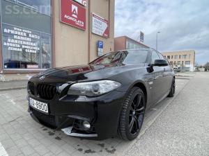 Black BMW 530 2015 in Riga, with an engine capacity of 3.00 L and mileage of 195 thousand km for 16500 €, photo 3 on AUTOMOTO.COM.LV