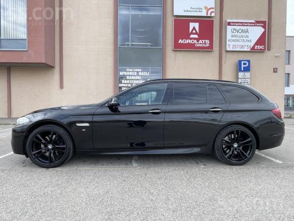 Black BMW 530 2015 in Riga, with an engine capacity of 3.00 L and mileage of 195 thousand km for 16500 €, photo 5 on AUTOMOTO.COM.LV