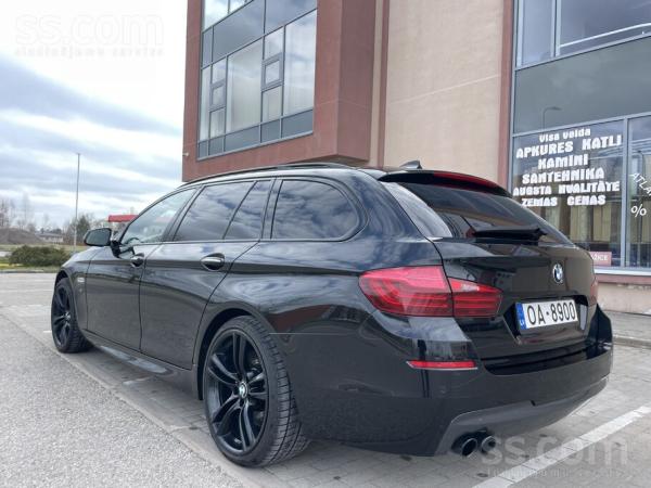 Black BMW 530 2015 in Riga, with an engine capacity of 3.00 L and mileage of 195 thousand km for 16500 €, photo 6 on AUTOMOTO.COM.LV