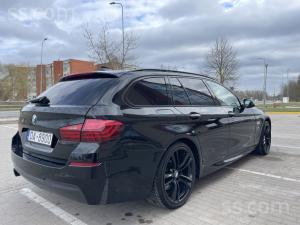 Black BMW 530 2015 in Riga, with an engine capacity of 3.00 L and mileage of 195 thousand km for 16500 €, photo 7 on AUTOMOTO.COM.LV