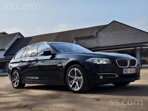 Black BMW 530 2015 in Riga, with an engine capacity of 3.00 L and mileage of 0 thousand km for 11000 €, photo 1 on AUTOMOTO.COM.LV