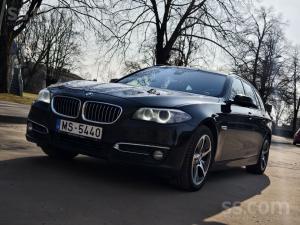 Black BMW 530 2015 in Riga, with an engine capacity of 3.00 L and mileage of 0 thousand km for 11000 €, photo 2 on AUTOMOTO.COM.LV
