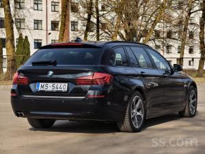Black BMW 530 2015 in Riga, with an engine capacity of 3.00 L and mileage of 0 thousand km for 11000 €, photo 6 on AUTOMOTO.COM.LV