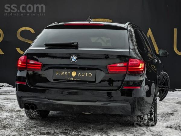 Black BMW 530 2015 in Tukums, with an engine capacity of 3.00 L and mileage of 226 thousand km for 15500 €, photo 4 on AUTOMOTO.COM.LV