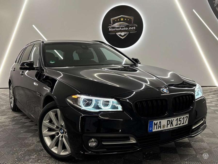 Black BMW 530 2015 in Marijampole, with an engine capacity of 2.99 L and mileage of 308 thousand km for 12350 €, photo 1 on AUTOMOTO.COM.LV